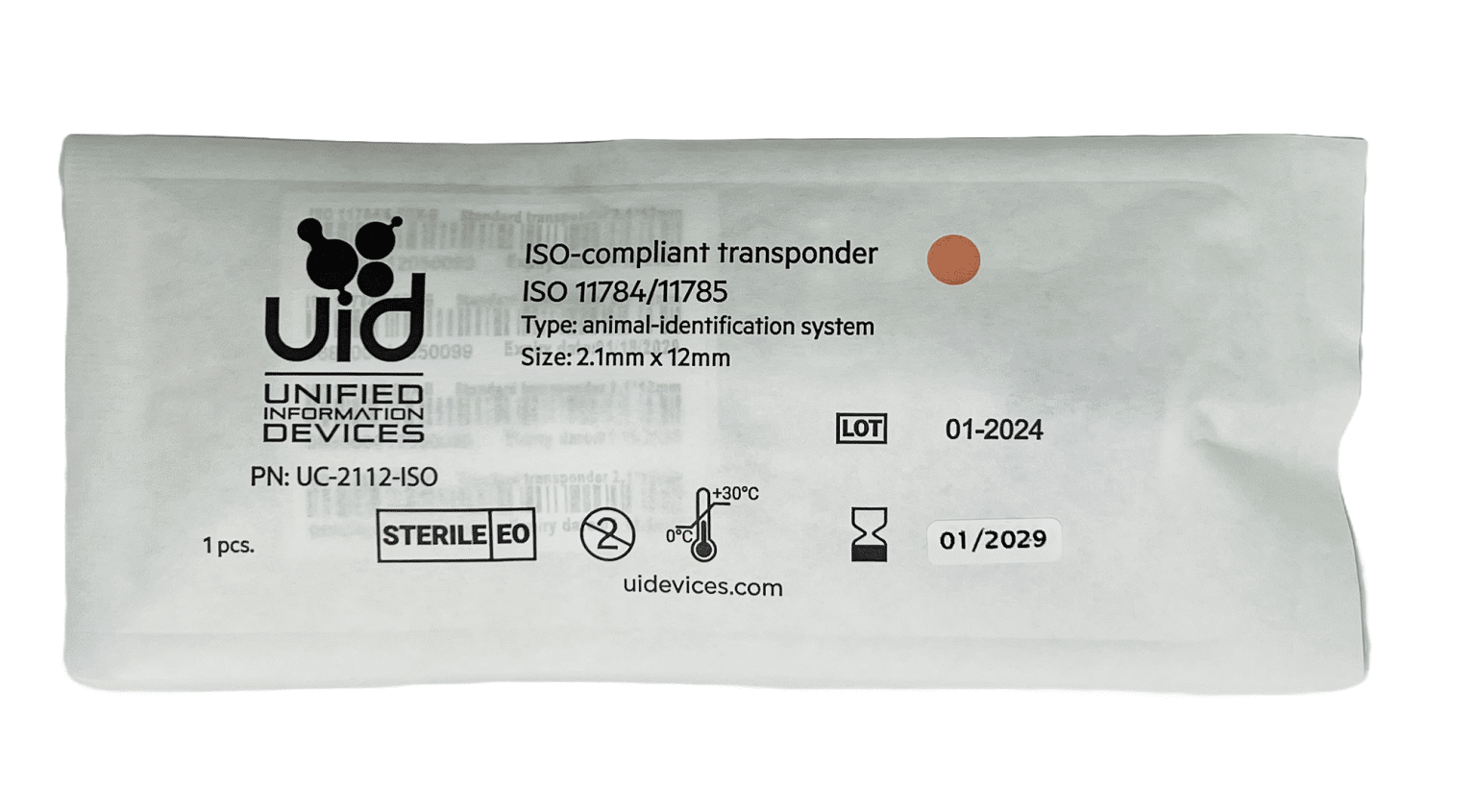 UC-2112-ISO Microchip with Injector (2.1mm x 12mm) - Unified ...